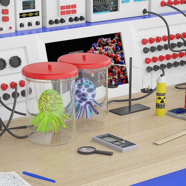 Medical laboratory set 3 3D model - TurboSquid 1538484