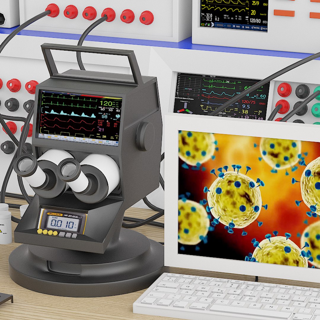 Medical Laboratory Set 3 3D Model - TurboSquid 1538484