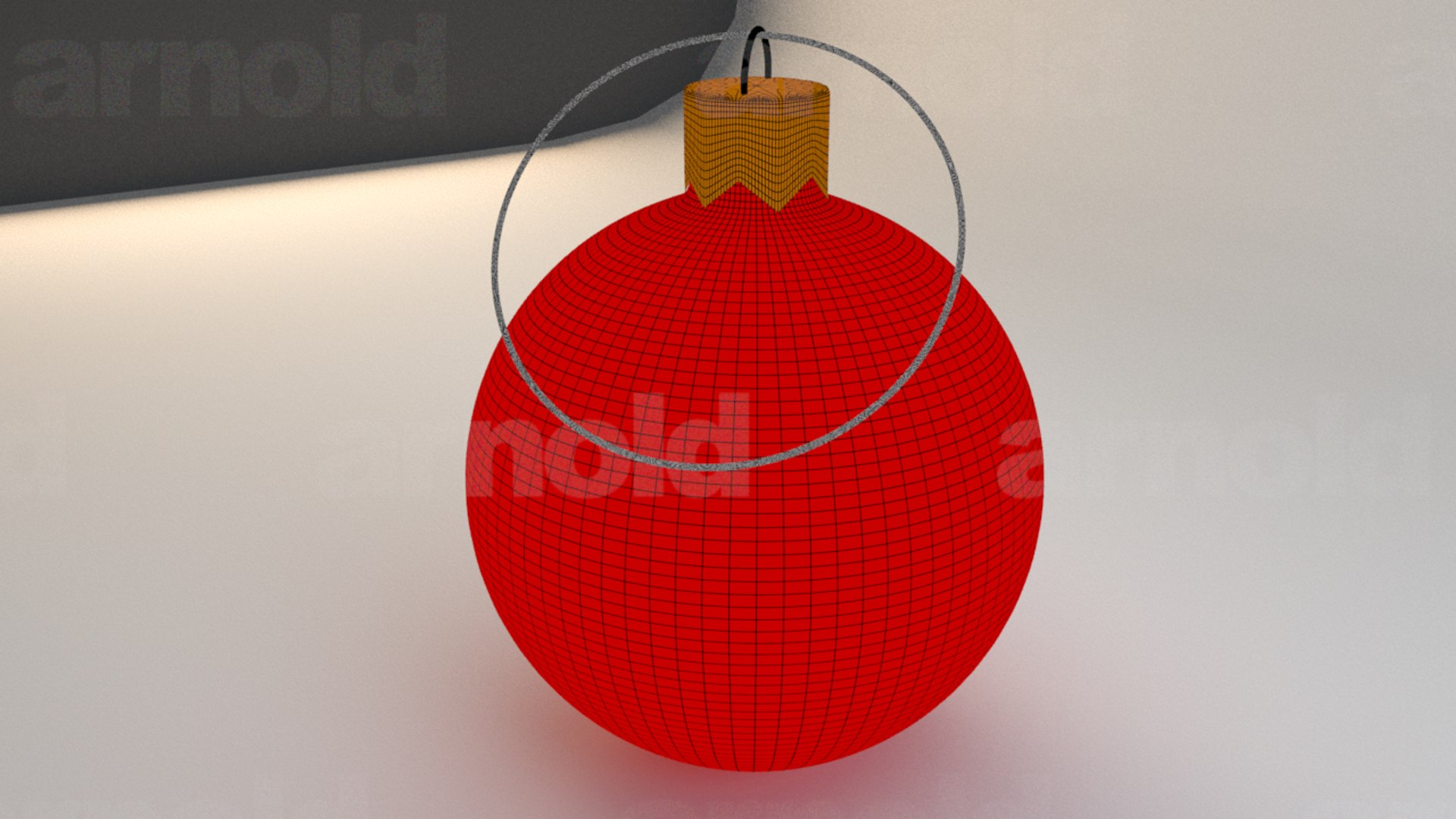 3d Christmas Bobble Model