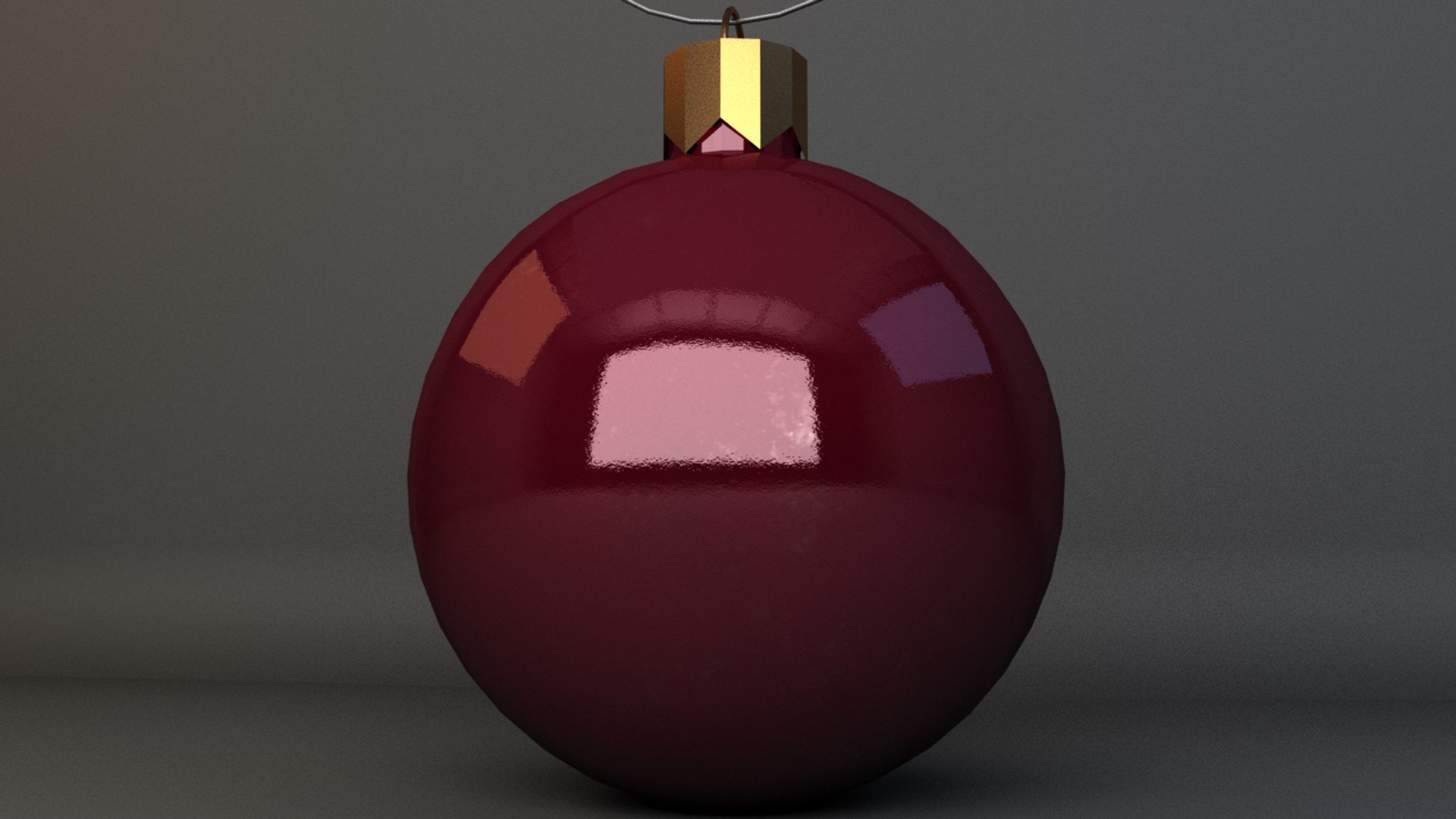 3d Christmas Bobble Model