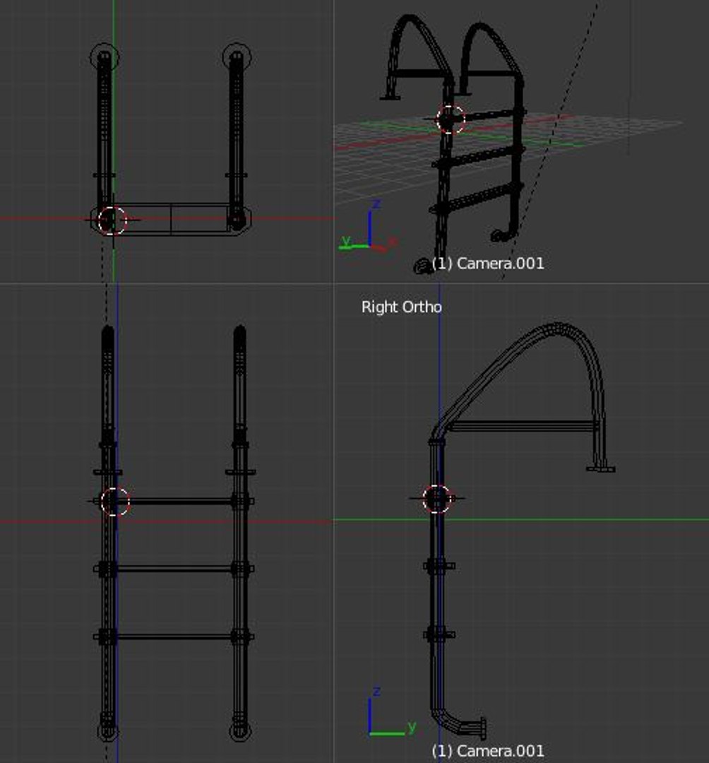 3D Pool Ladder Higy - TurboSquid 1184144