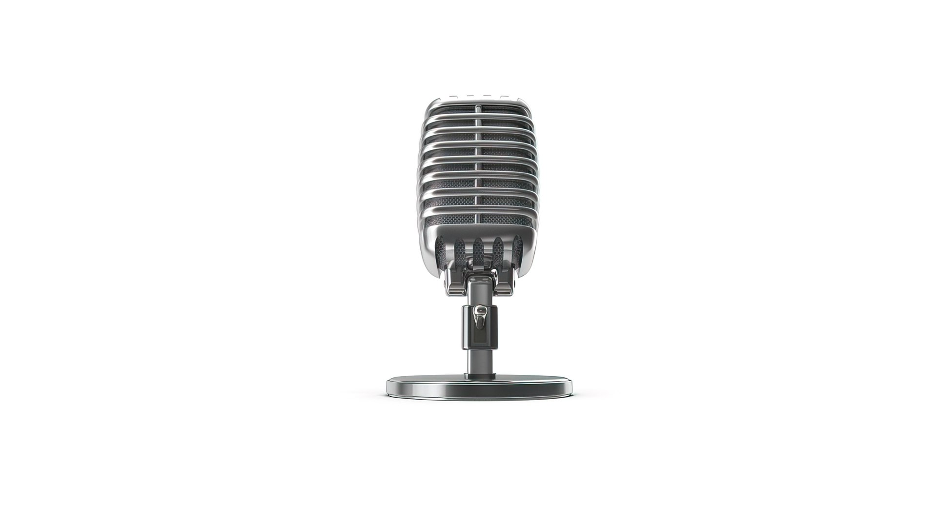 Retro Microphone Model - TurboSquid 2145479