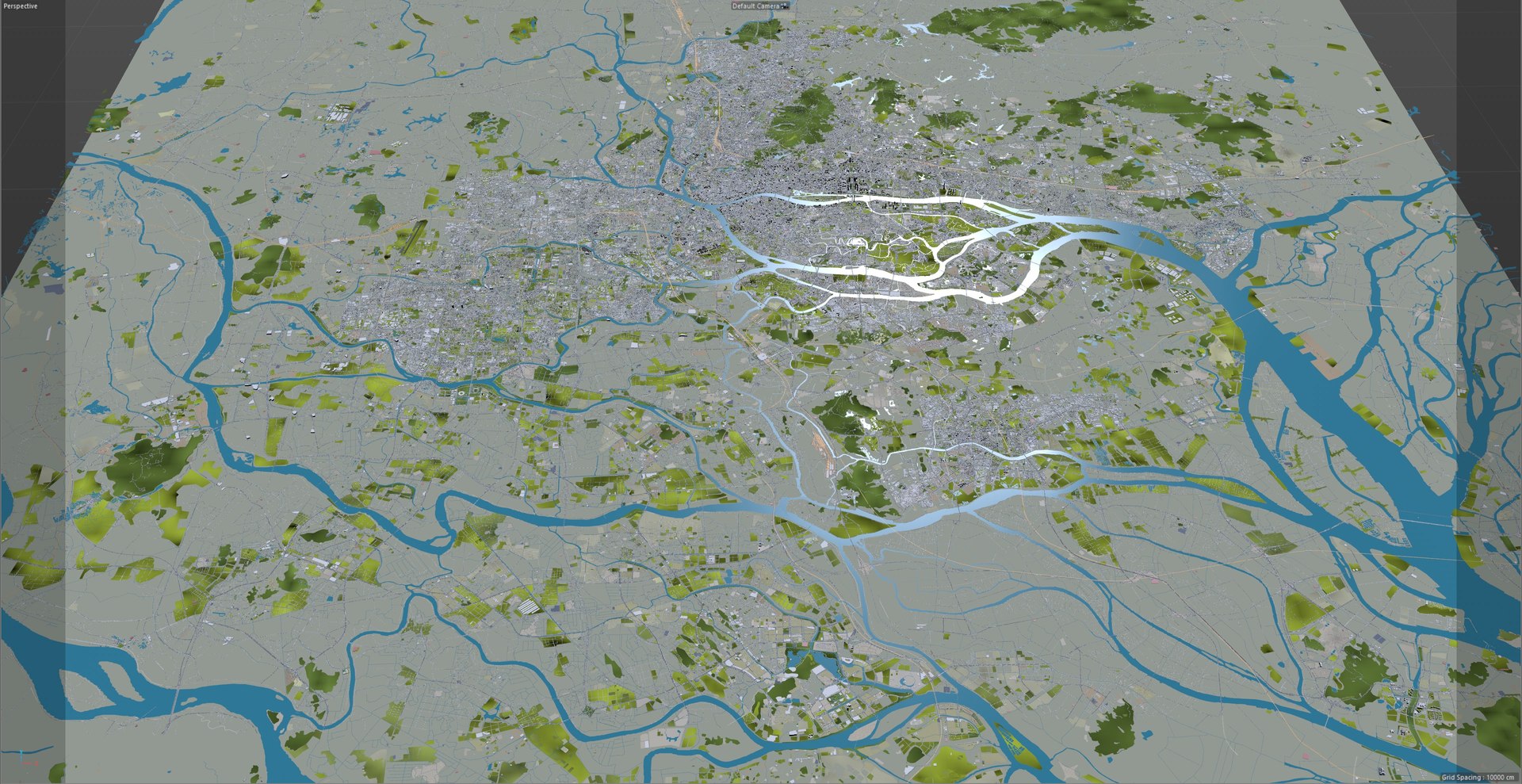 3D Guangzhou Downtown China - TurboSquid 1988995