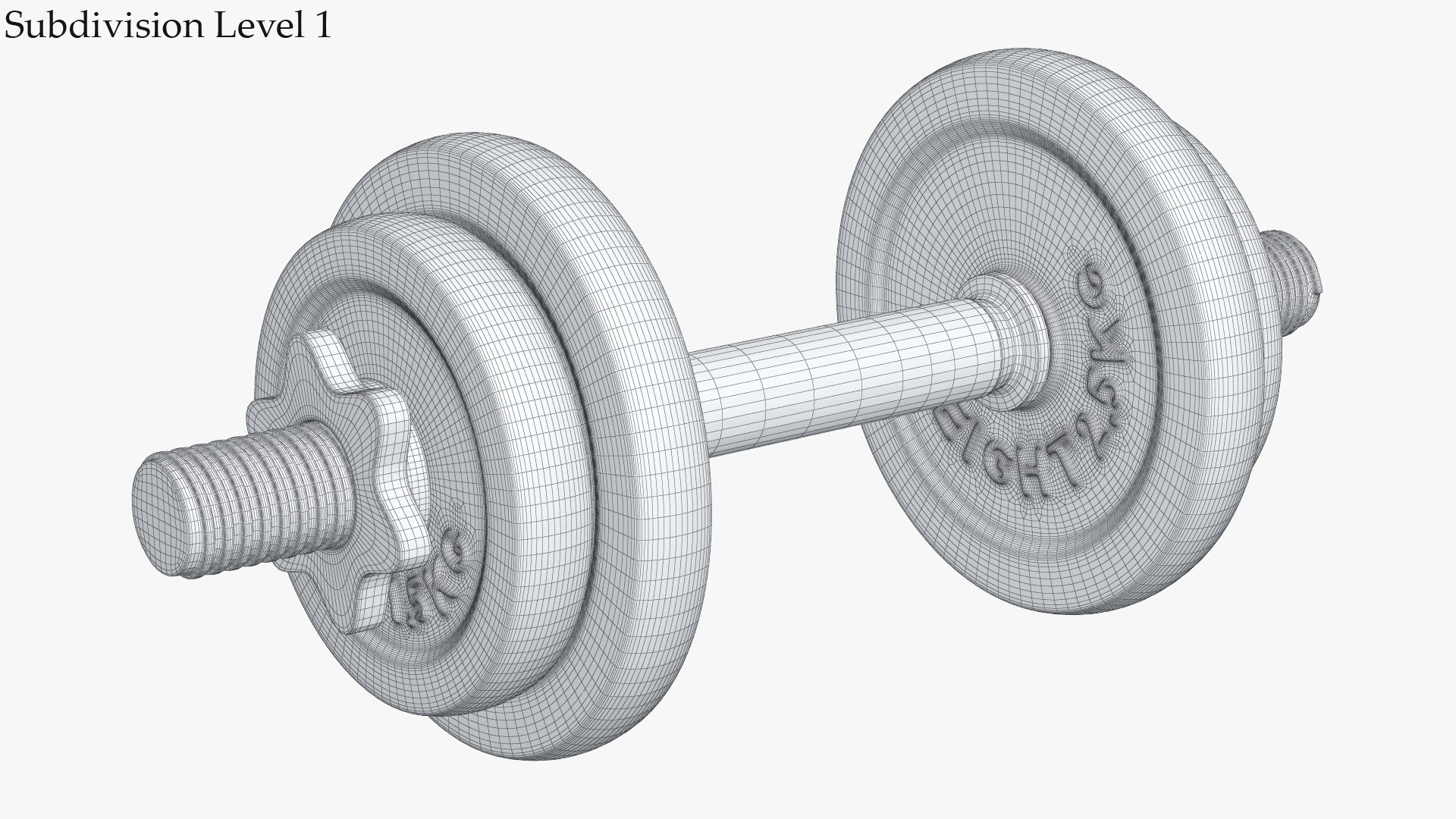 Dumbbell 3D Model - TurboSquid 1668161