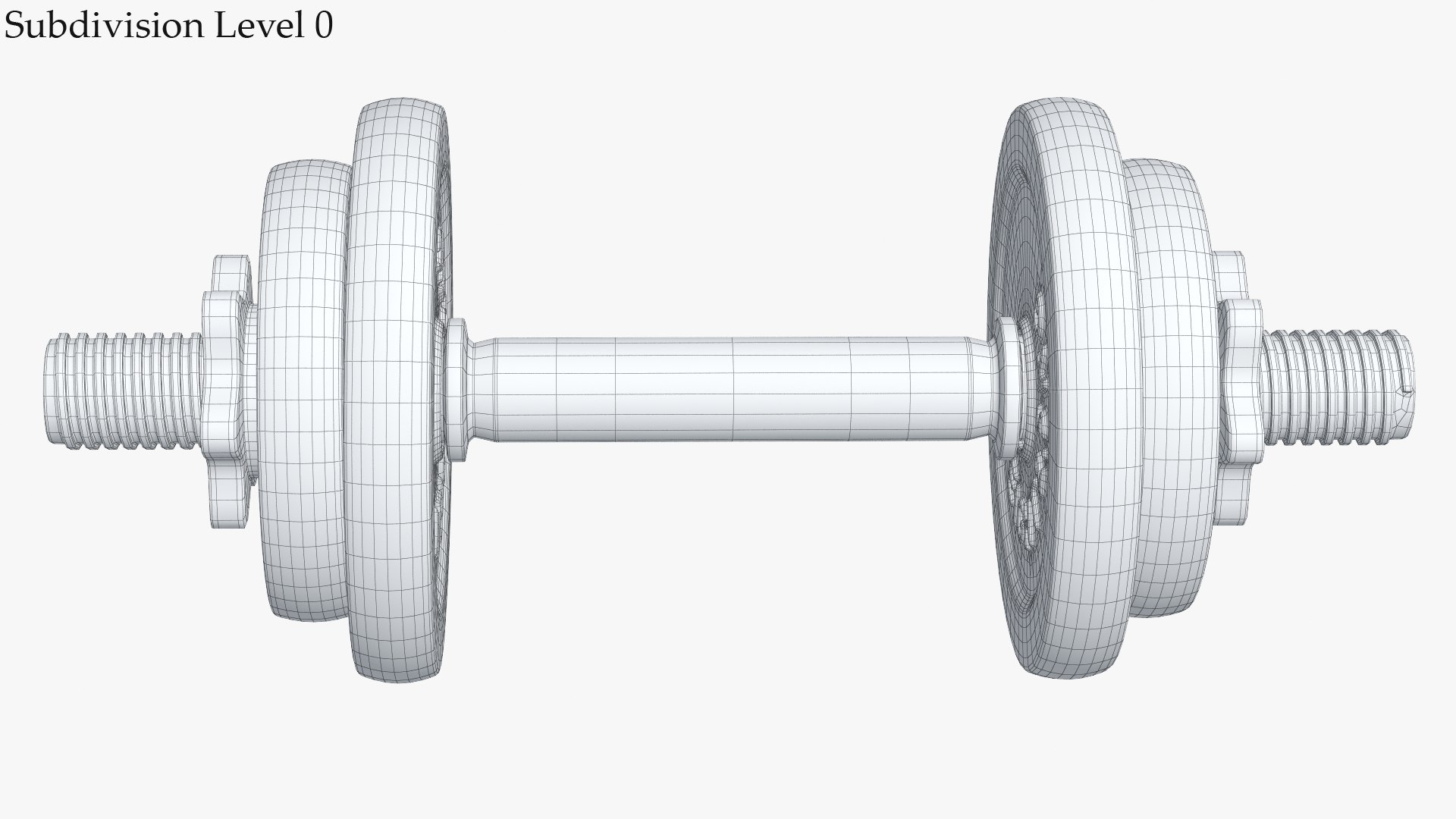 Dumbbell 3D Model - TurboSquid 1668161