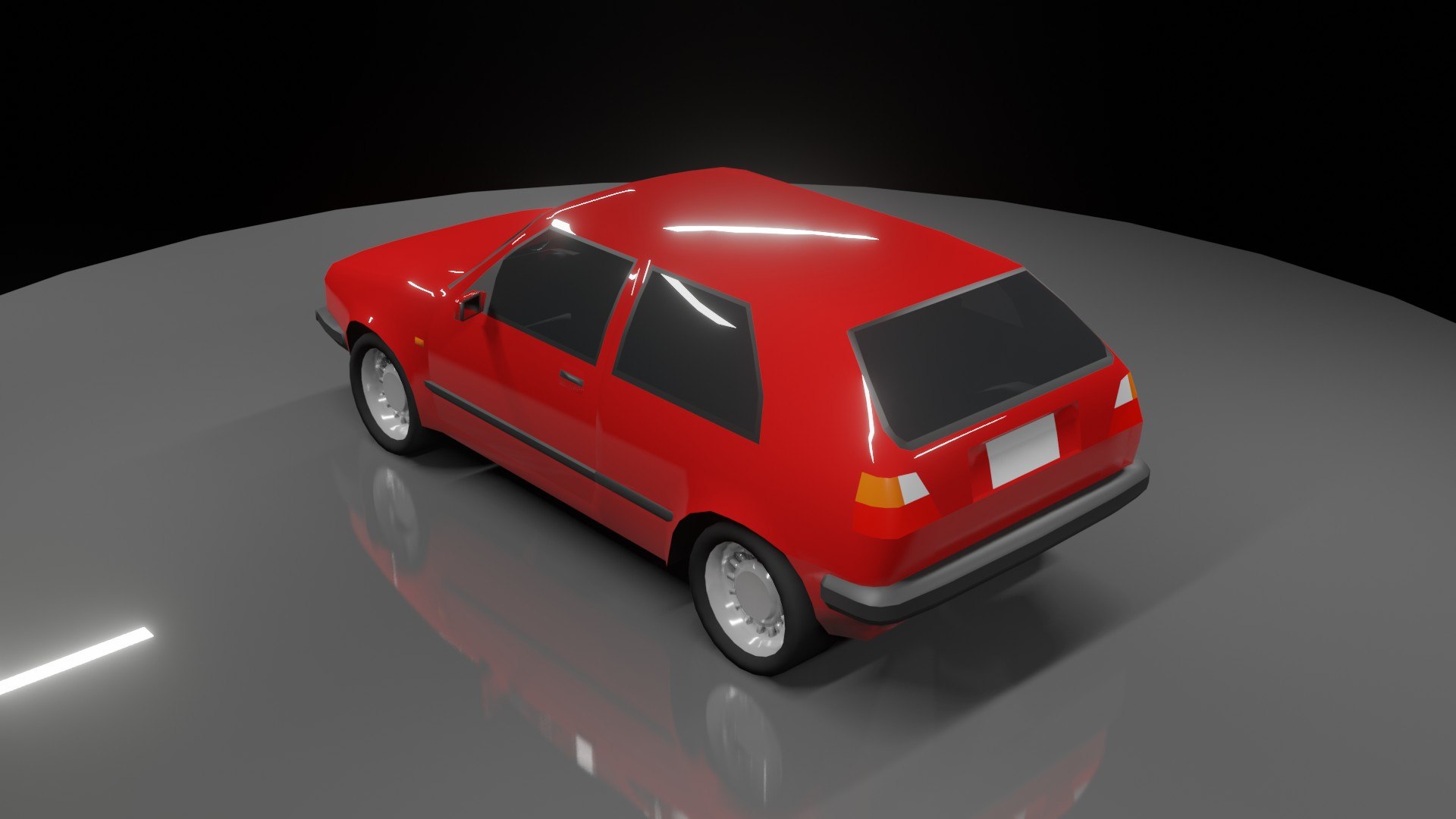 Car Replica Of Golf 2 3D - TurboSquid 1903502