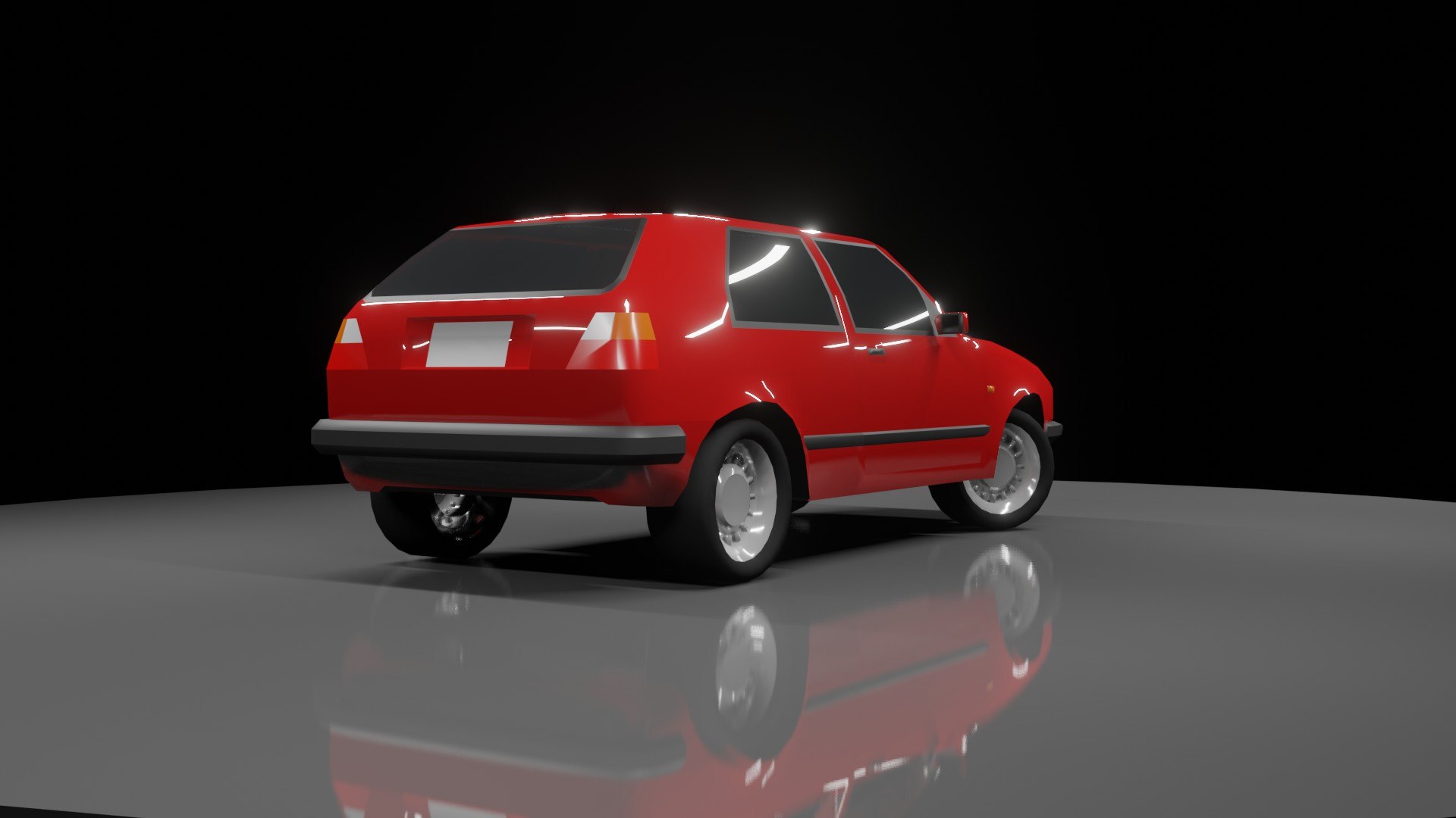 Car Replica Of Golf 2 3D - TurboSquid 1903502