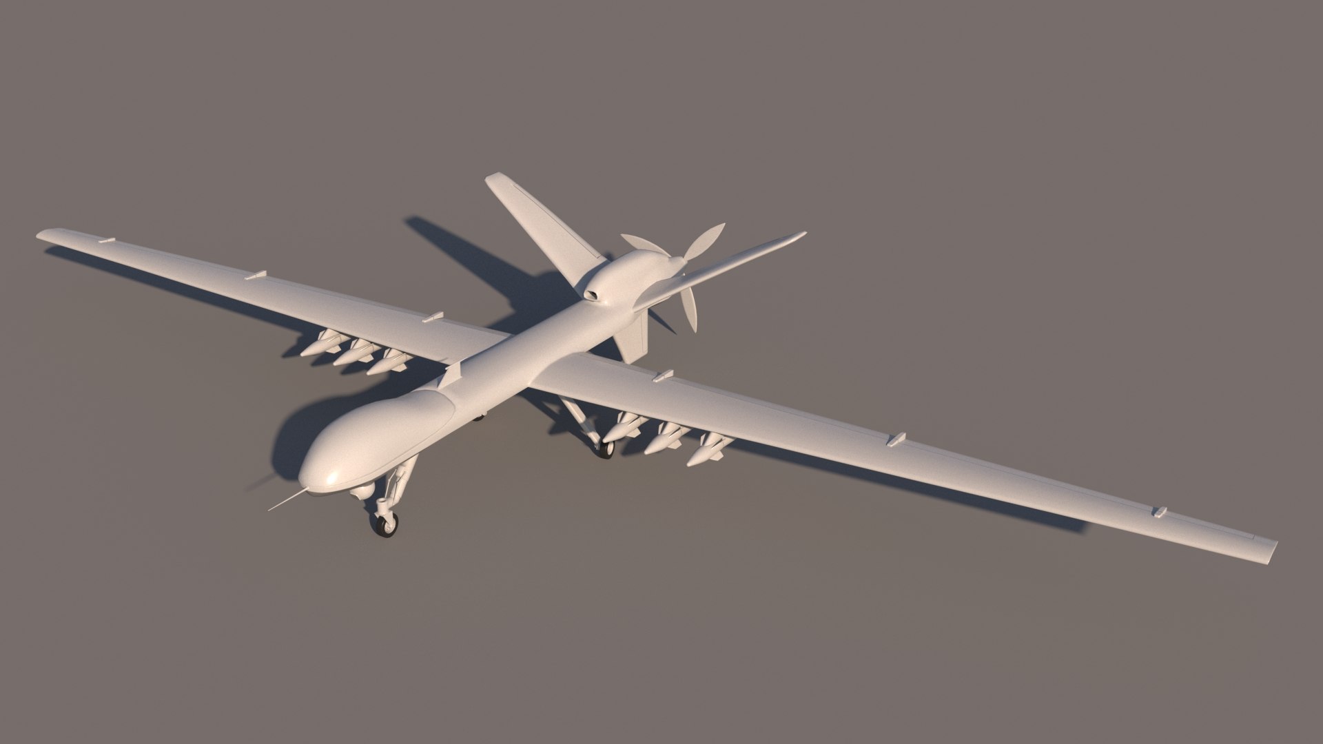 3D Reaper Drone Model - TurboSquid 2042728