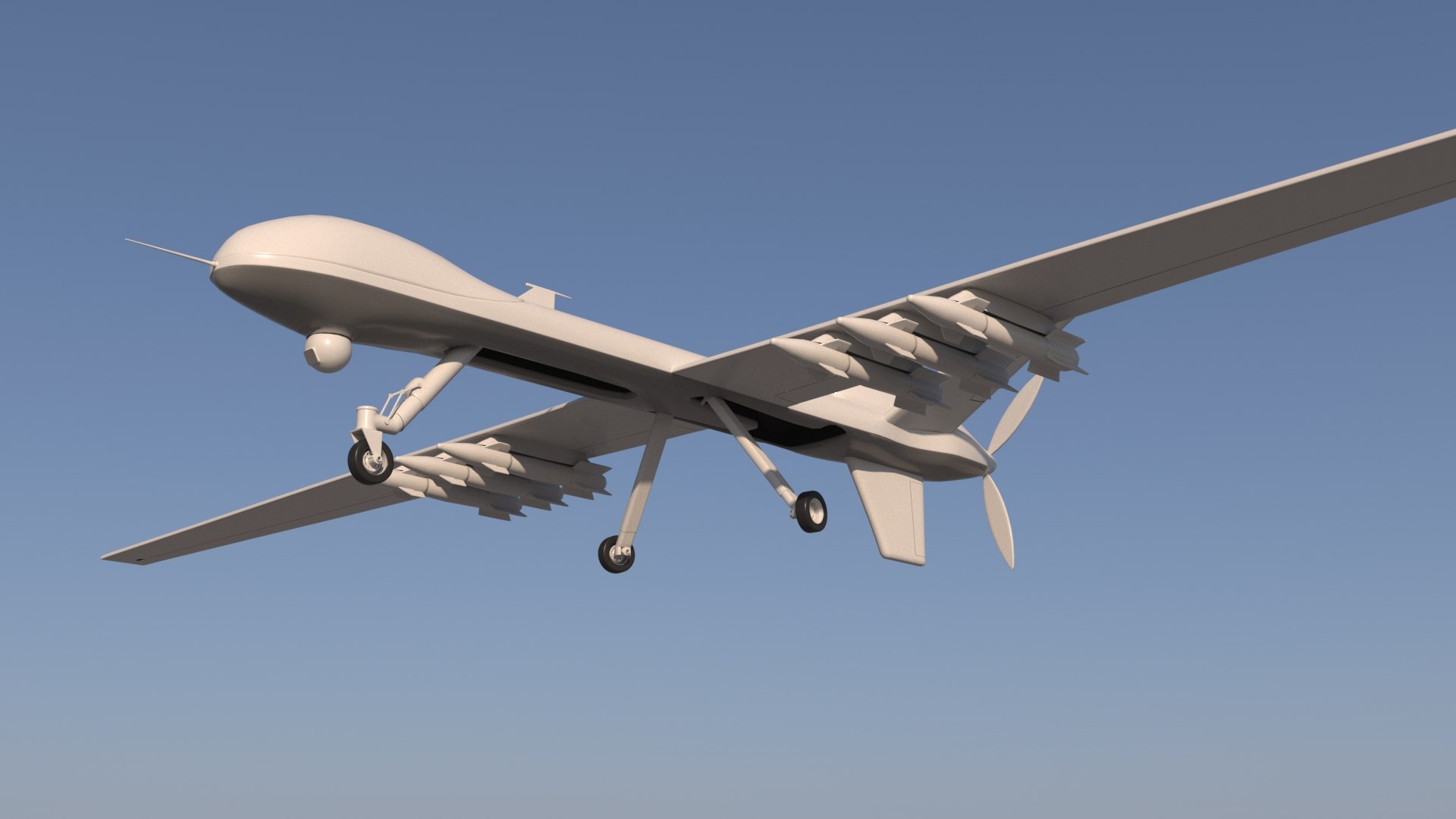 3D Reaper Drone Model - TurboSquid 2042728