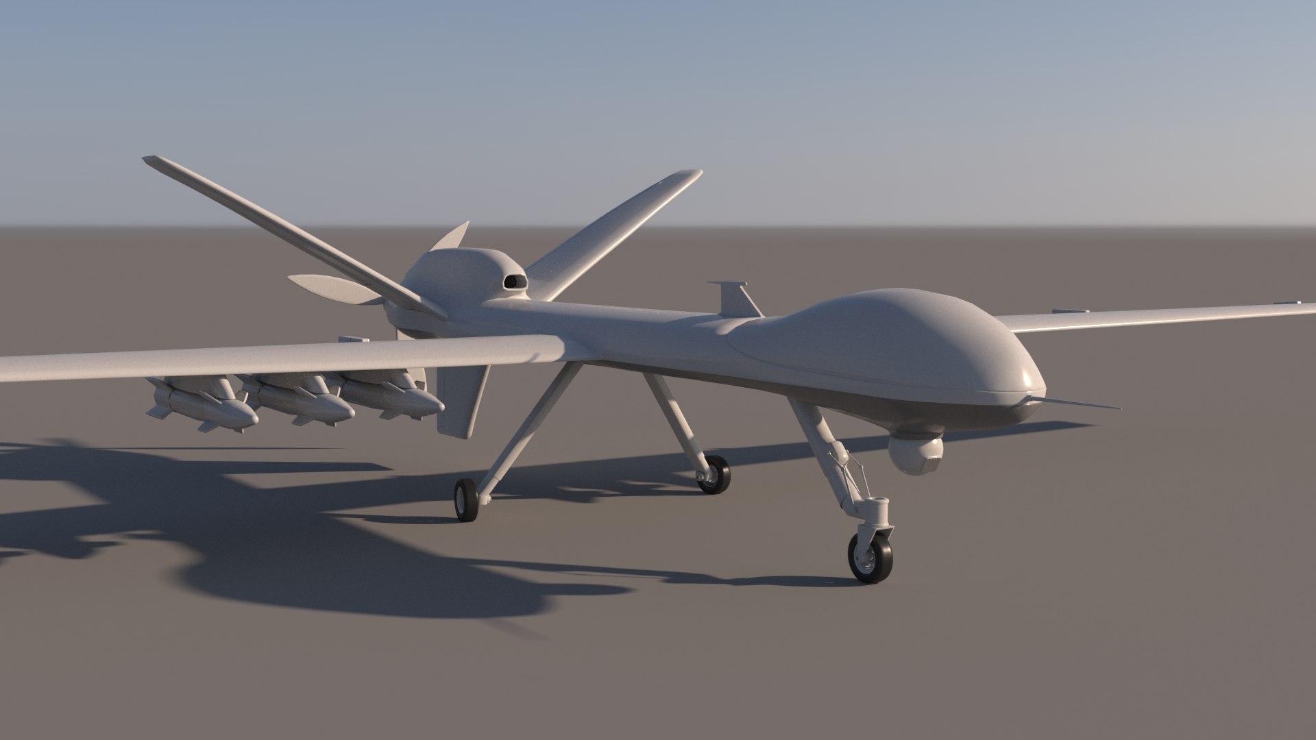 3D Reaper Drone Model - TurboSquid 2042728