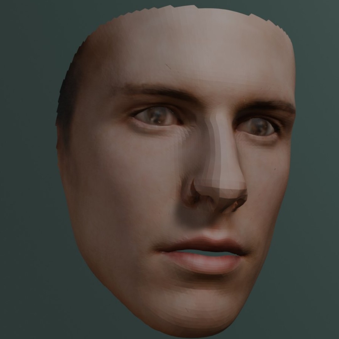 3D PopFace BaseMesh - Shawn Mendes Model - TurboSquid 2257034