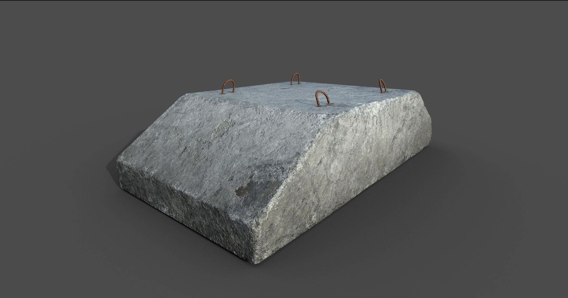 3D Concrete Block Set PBR Model - TurboSquid 1909414