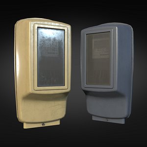 电表3D模型下载| TurboSquid