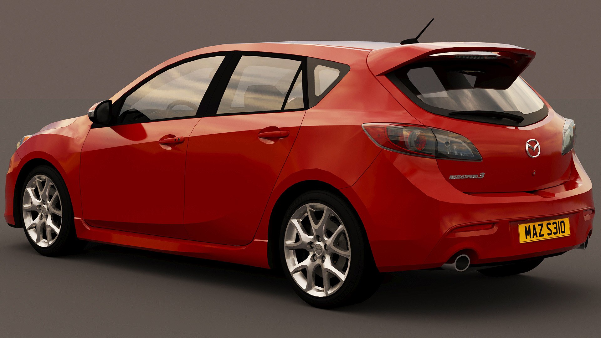 3D Mazda Mazdaspeed 3 2010 - TurboSquid 2157817