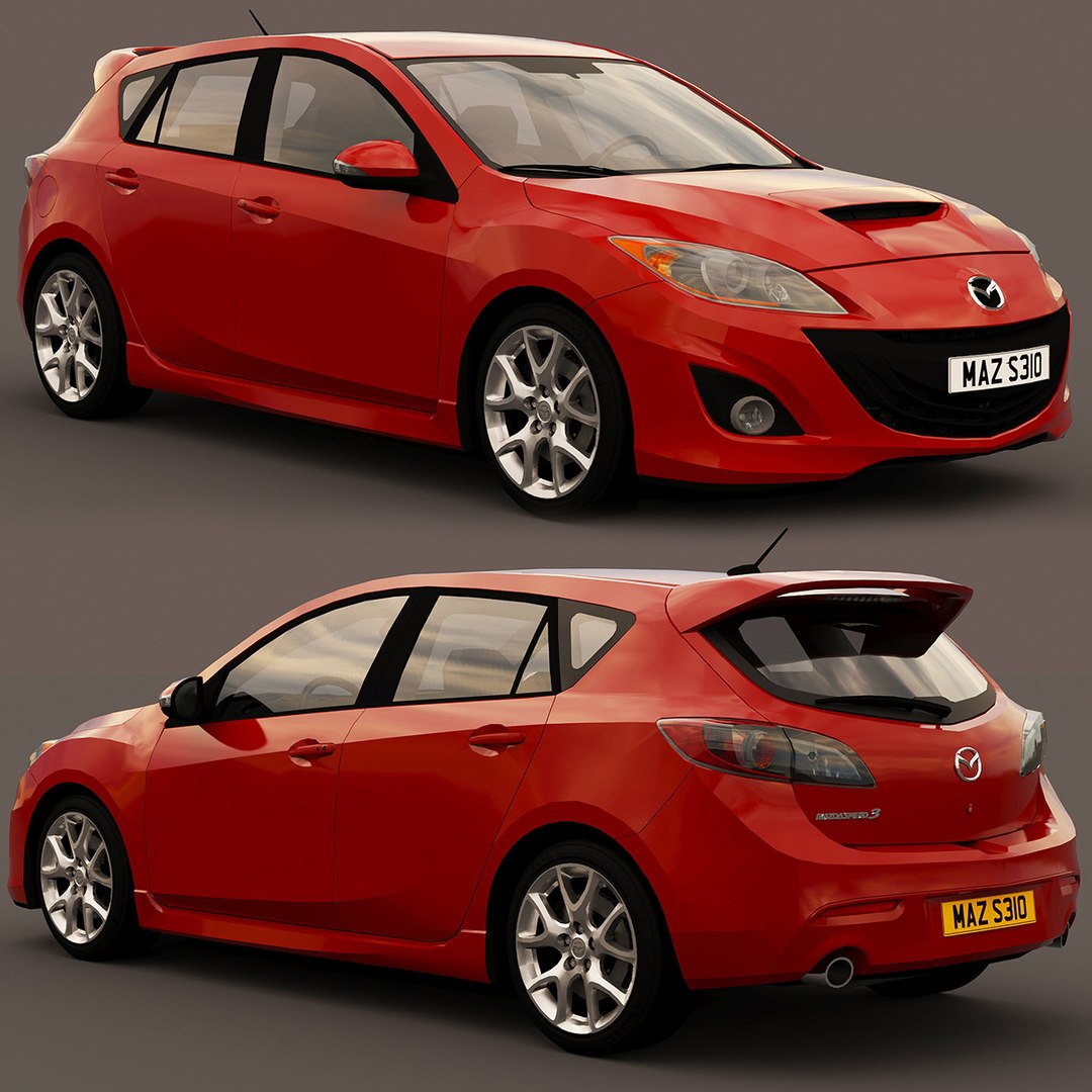 3D Mazda Mazdaspeed 3 2010 - TurboSquid 2157817