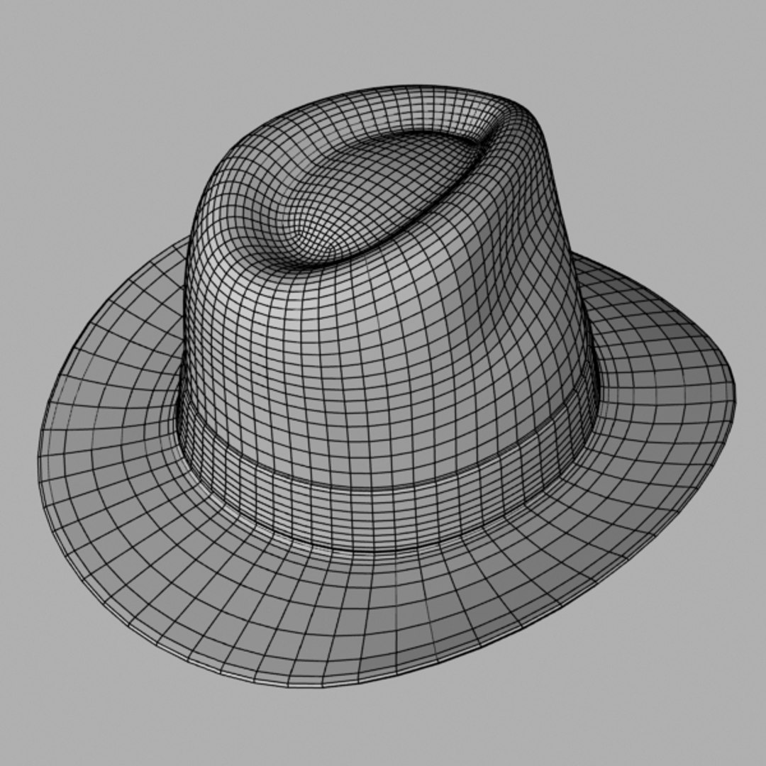 Fedora Hat 3d Model