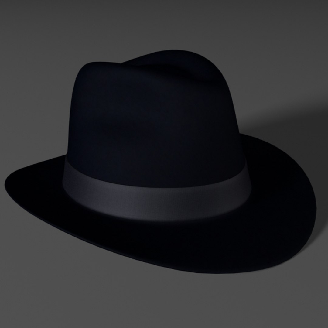 Fedora Hat 3d Model