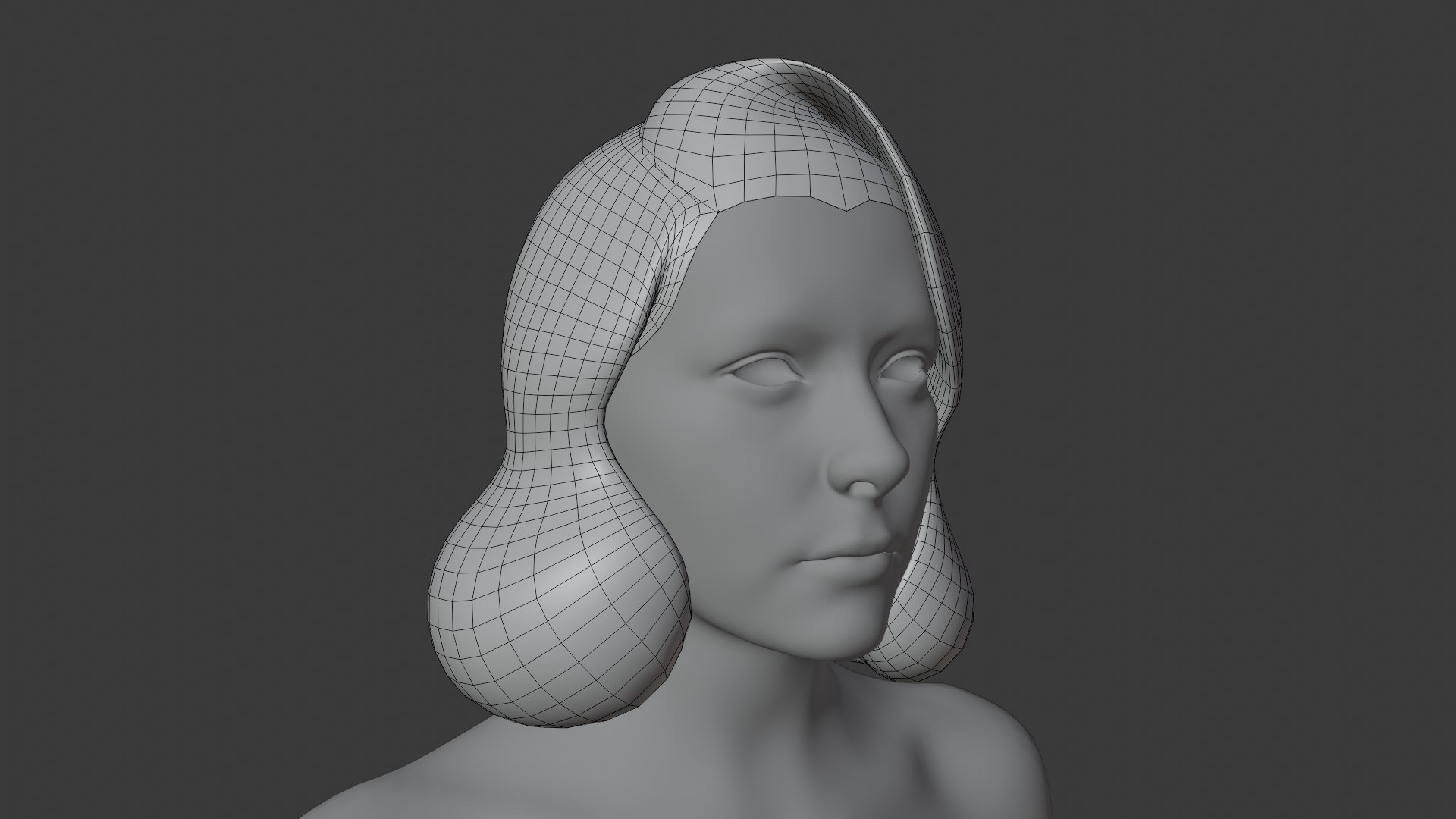 3D Model Hair Shiny - TurboSquid 1824906