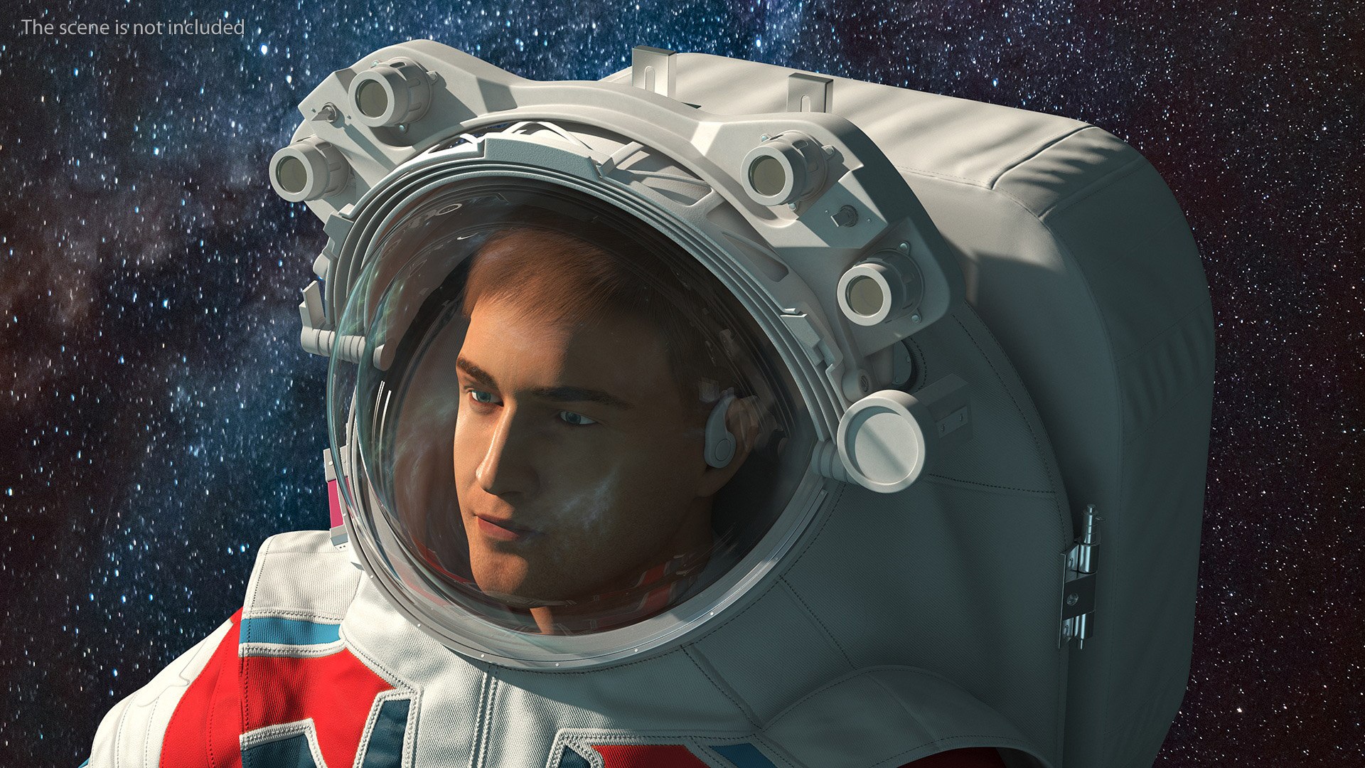 Astronaut In Futuristic Spacesuit A-pose Fur 3D Model - TurboSquid 2111770