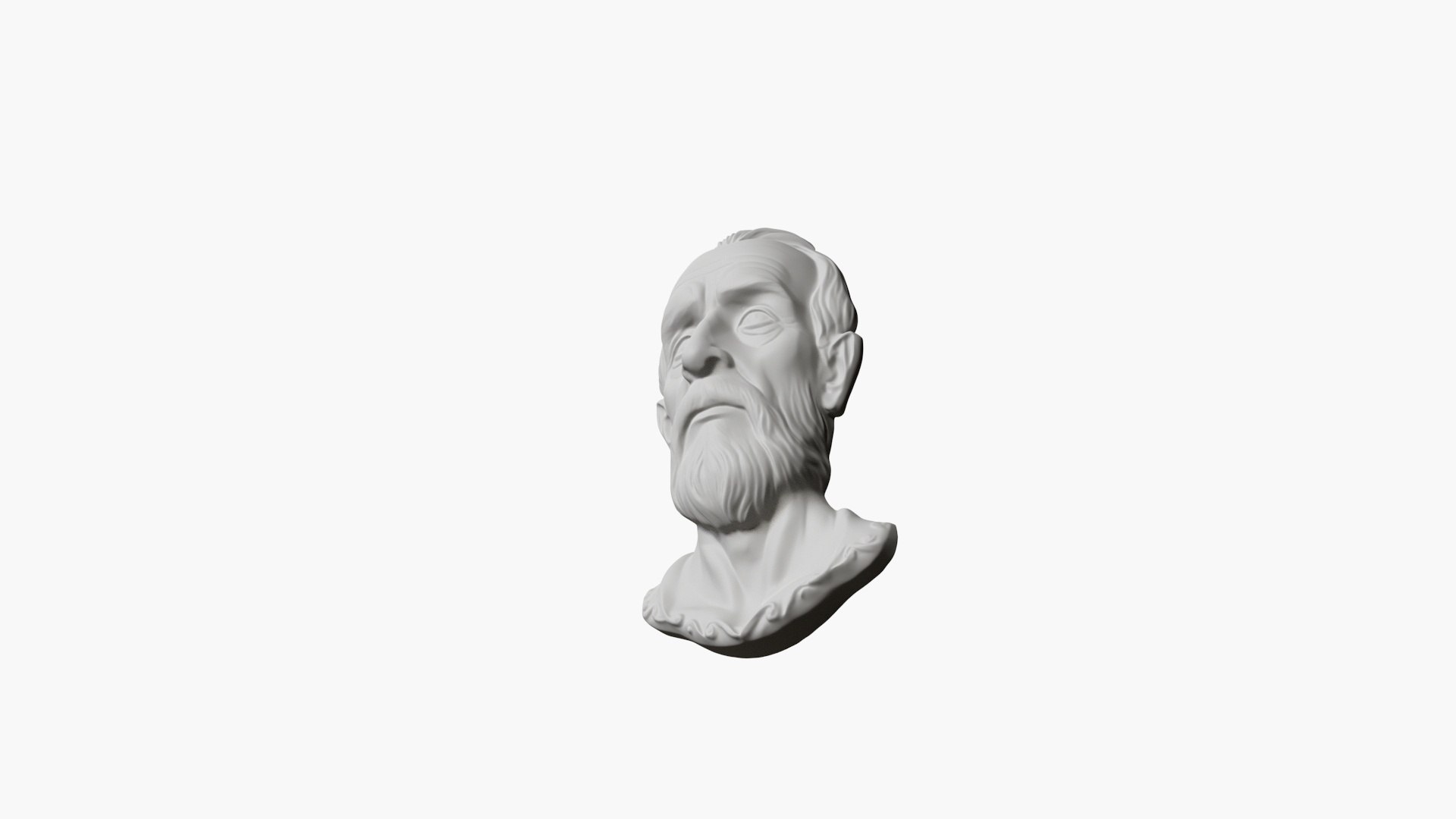 3D Old Man Relief 1 - TurboSquid 2287307