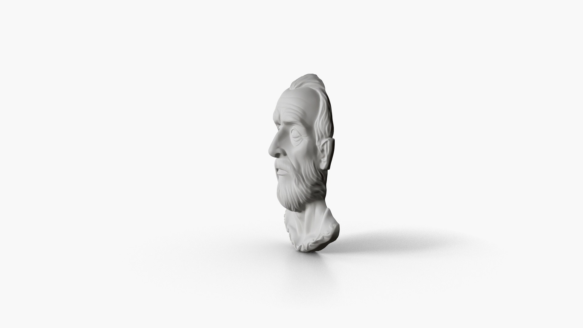 3D Old Man Relief 1 - TurboSquid 2287307