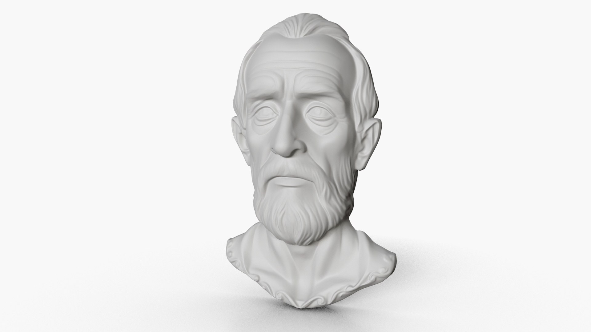 3D Old Man Relief 1 - TurboSquid 2287307