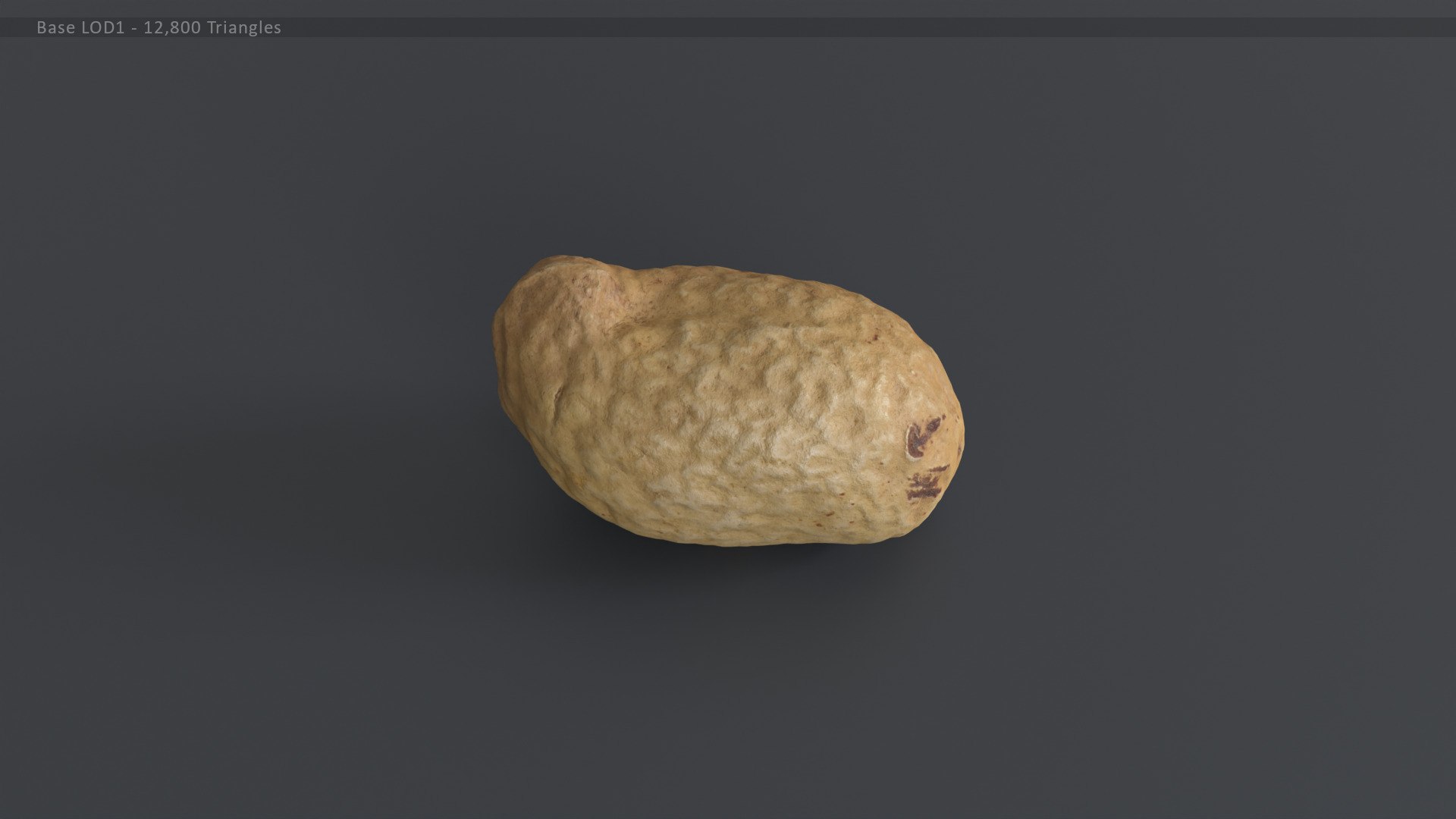3D Peanut Unshelled Single Pod 2 - TurboSquid 2000490