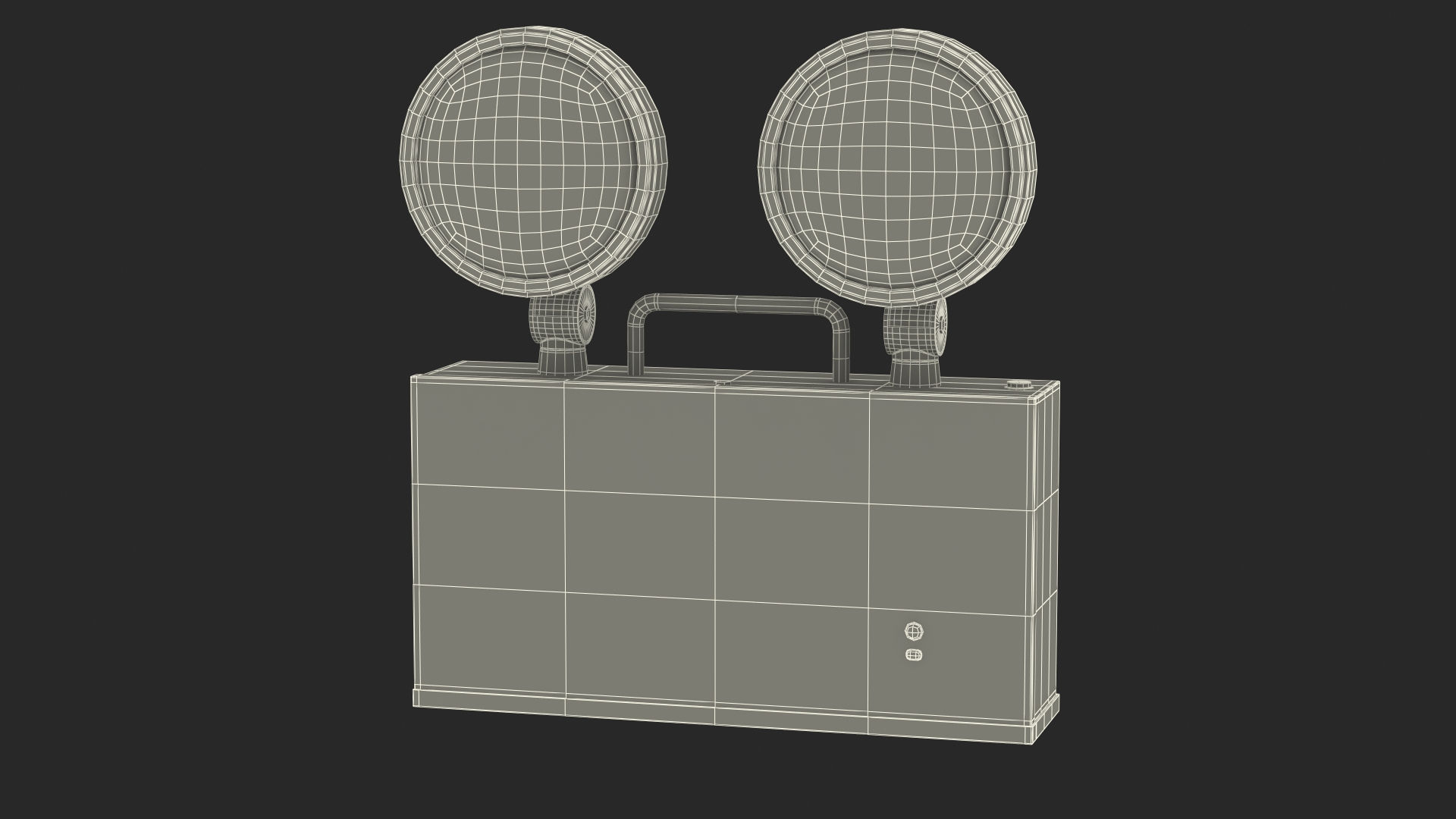 Halogen Twin Emergency Light 3D - TurboSquid 1685612