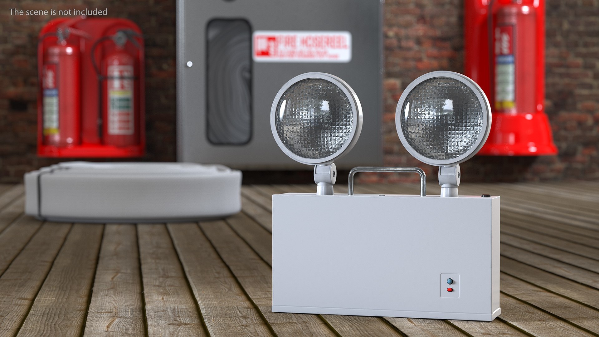 Halogen Twin Emergency Light 3D - TurboSquid 1685612