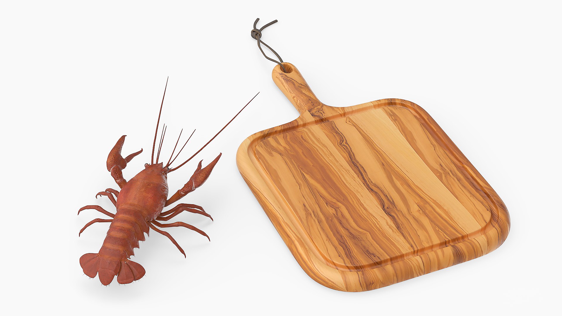 3D Crawfish Dinner With Seafood Tools Model - TurboSquid 2347626
