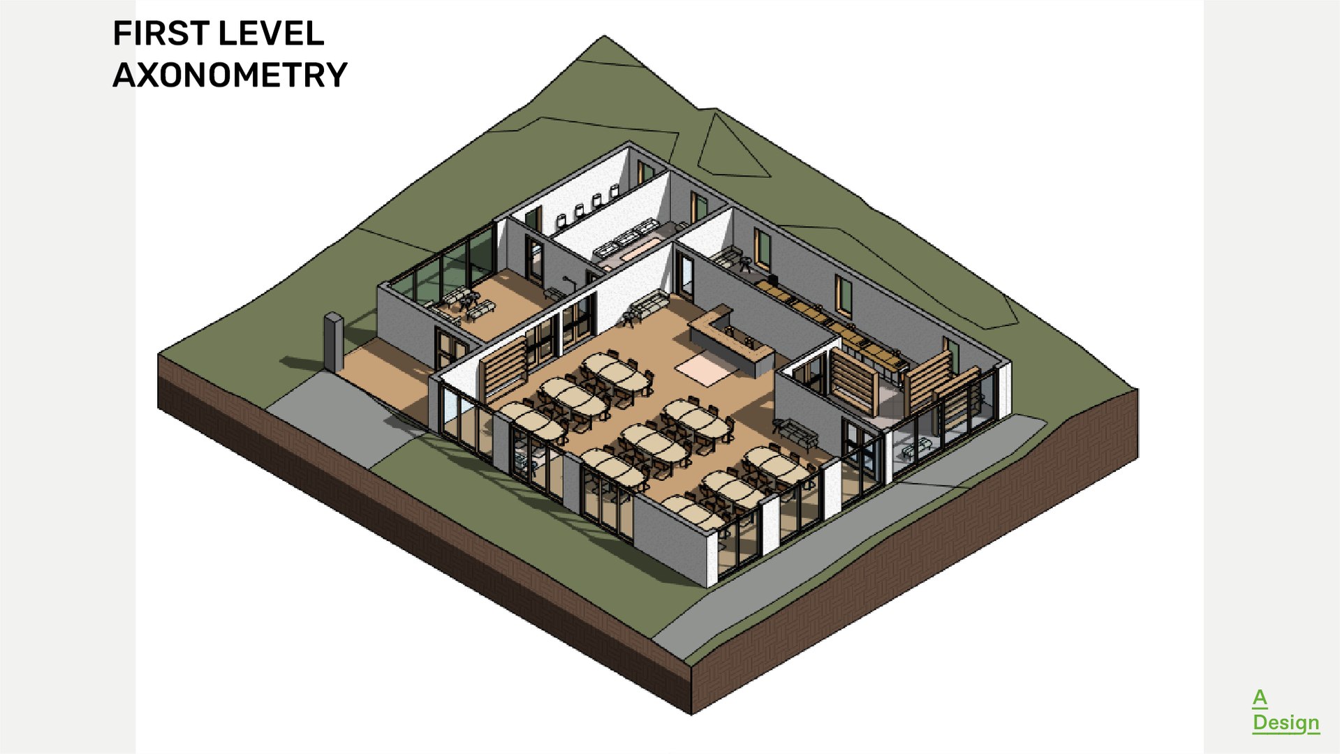 3D Canteen - Revit Model - TurboSquid 2018282