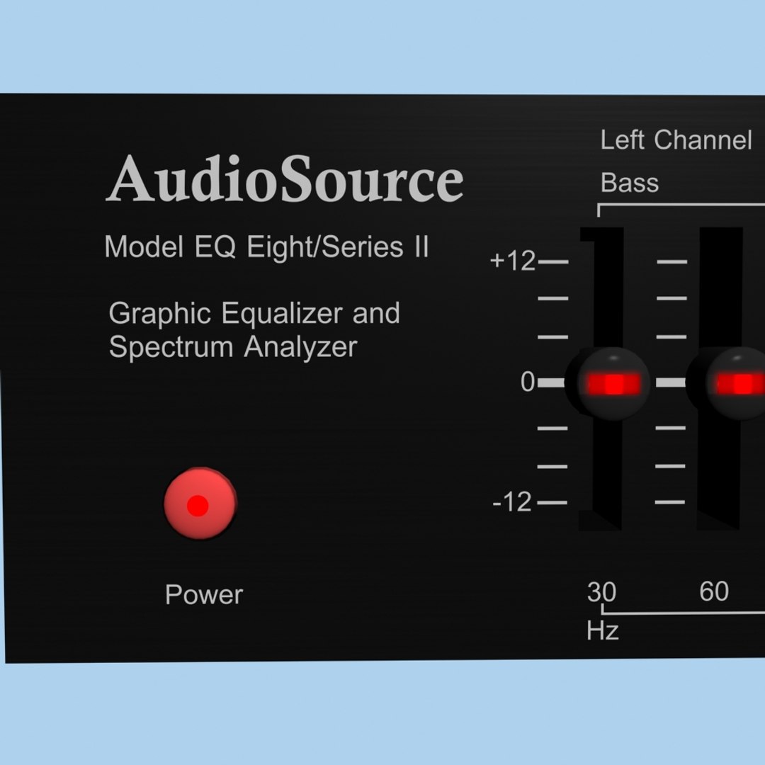 Graphic Equalizer Eq 3d Model