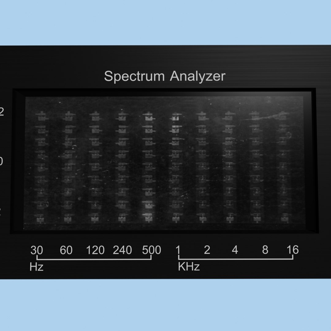 Graphic Equalizer Eq 3d Model