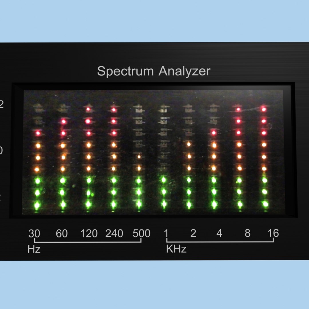Graphic Equalizer Eq 3d Model