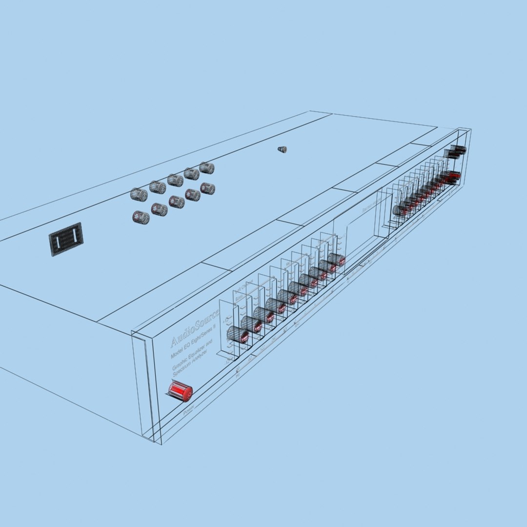 Graphic Equalizer Eq 3d Model