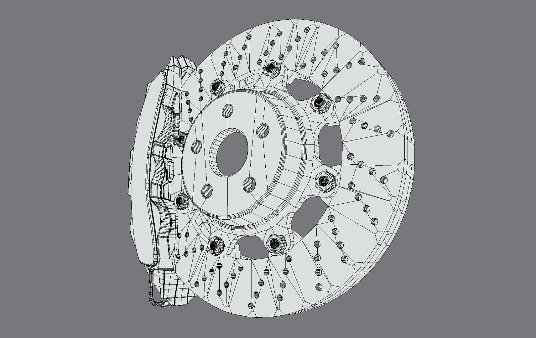 3D Disk Brake model - TurboSquid 1955010