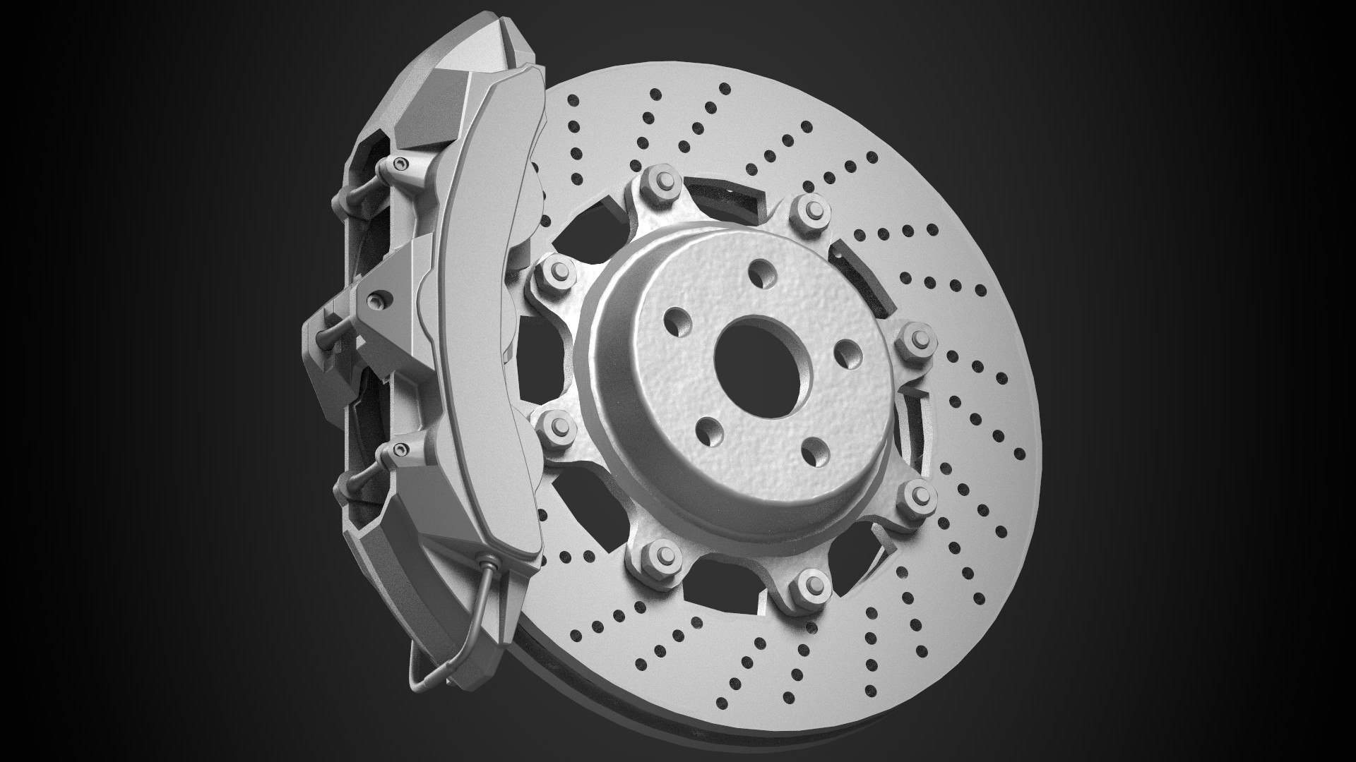 3D Disk Brake model - TurboSquid 1955010