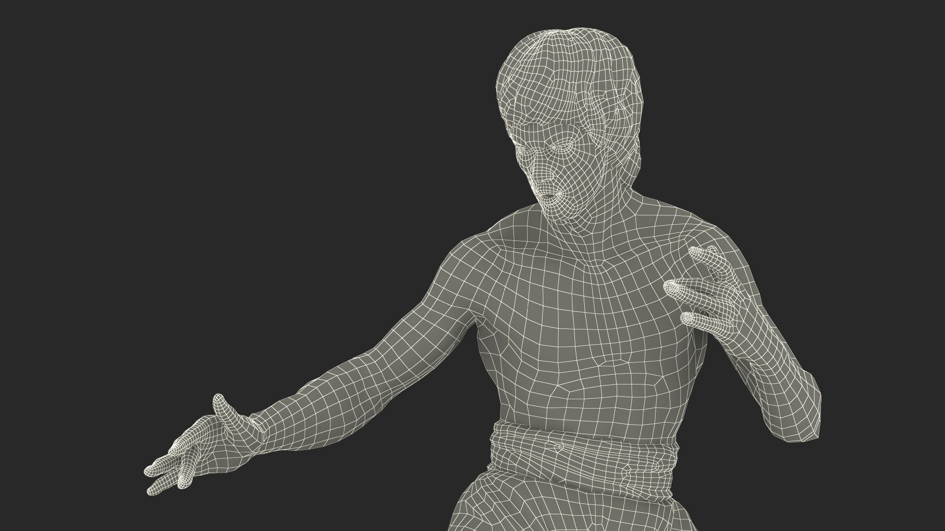 3D Miniature Bronze Statue Of Bruce Lee Model - TurboSquid 2396059