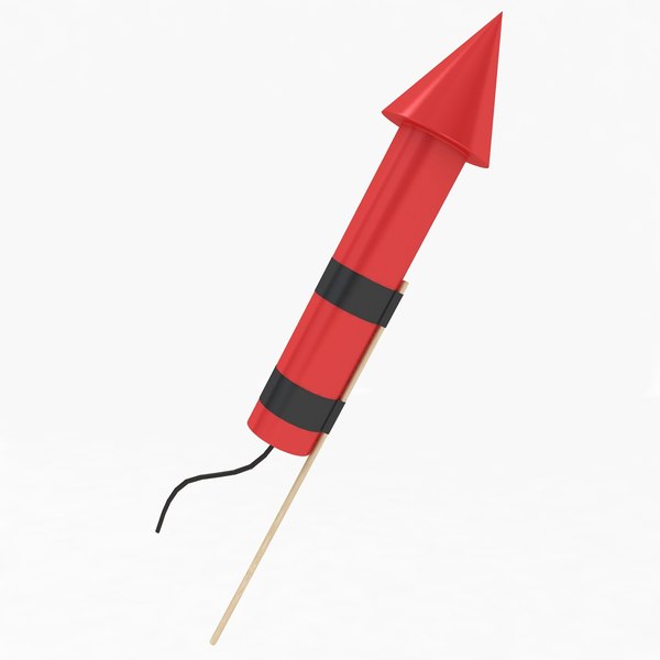 3D Firework Rocket v3 - TurboSquid 2011464
