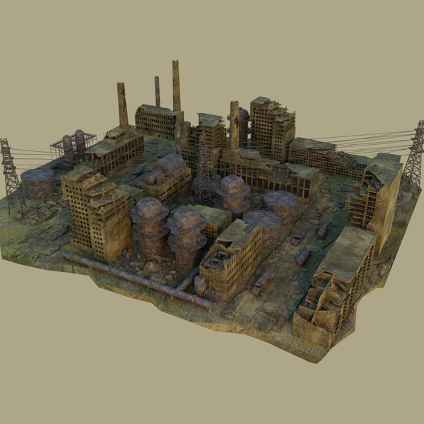 Ruined City Blender Models for Download | TurboSquid