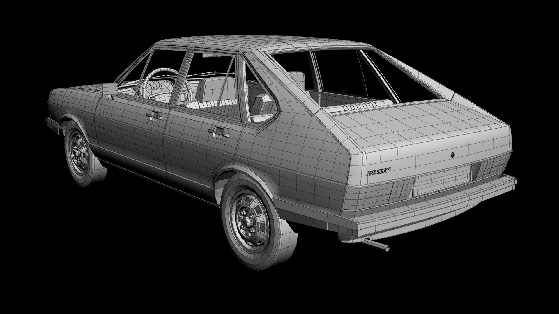 3D Model VW Passat B1 Brazil - TurboSquid 2325144