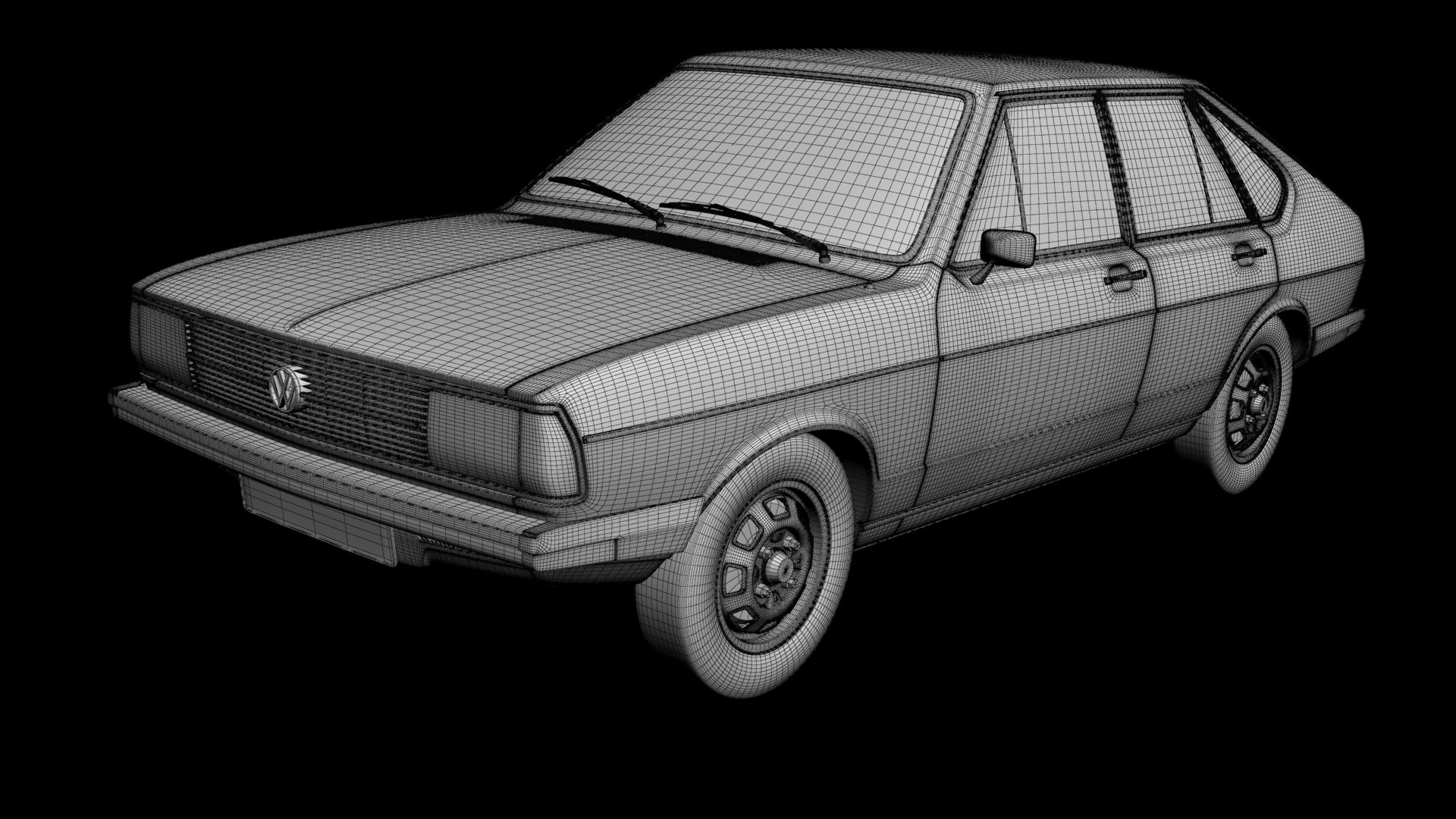 3D Model VW Passat B1 Brazil - TurboSquid 2325144