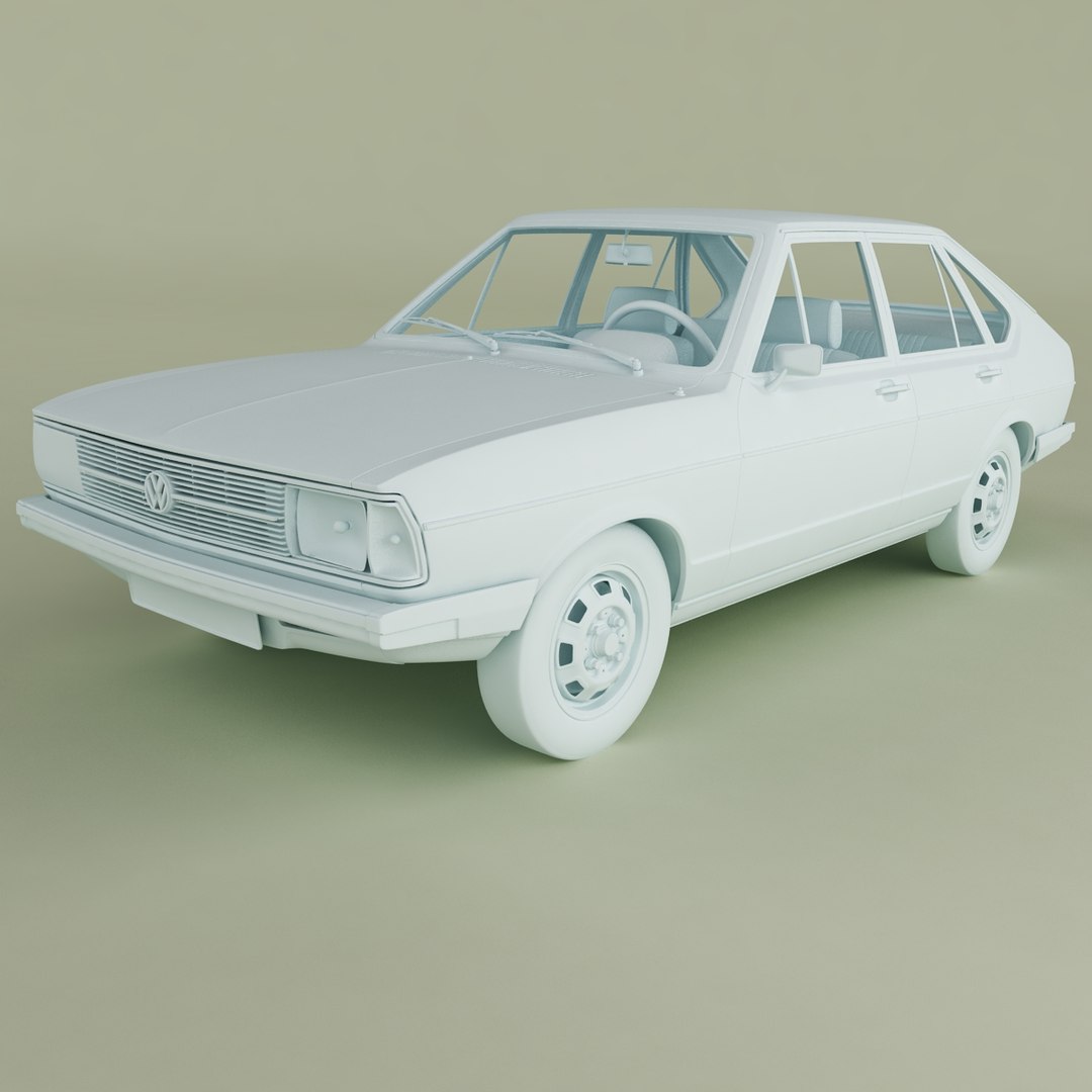 3D Model VW Passat B1 Brazil - TurboSquid 2325144
