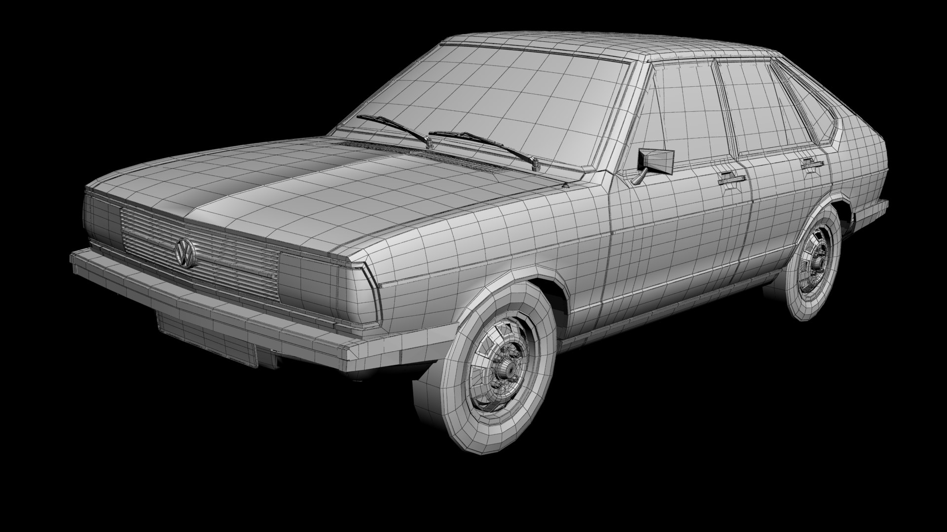 3D Model VW Passat B1 Brazil - TurboSquid 2325144