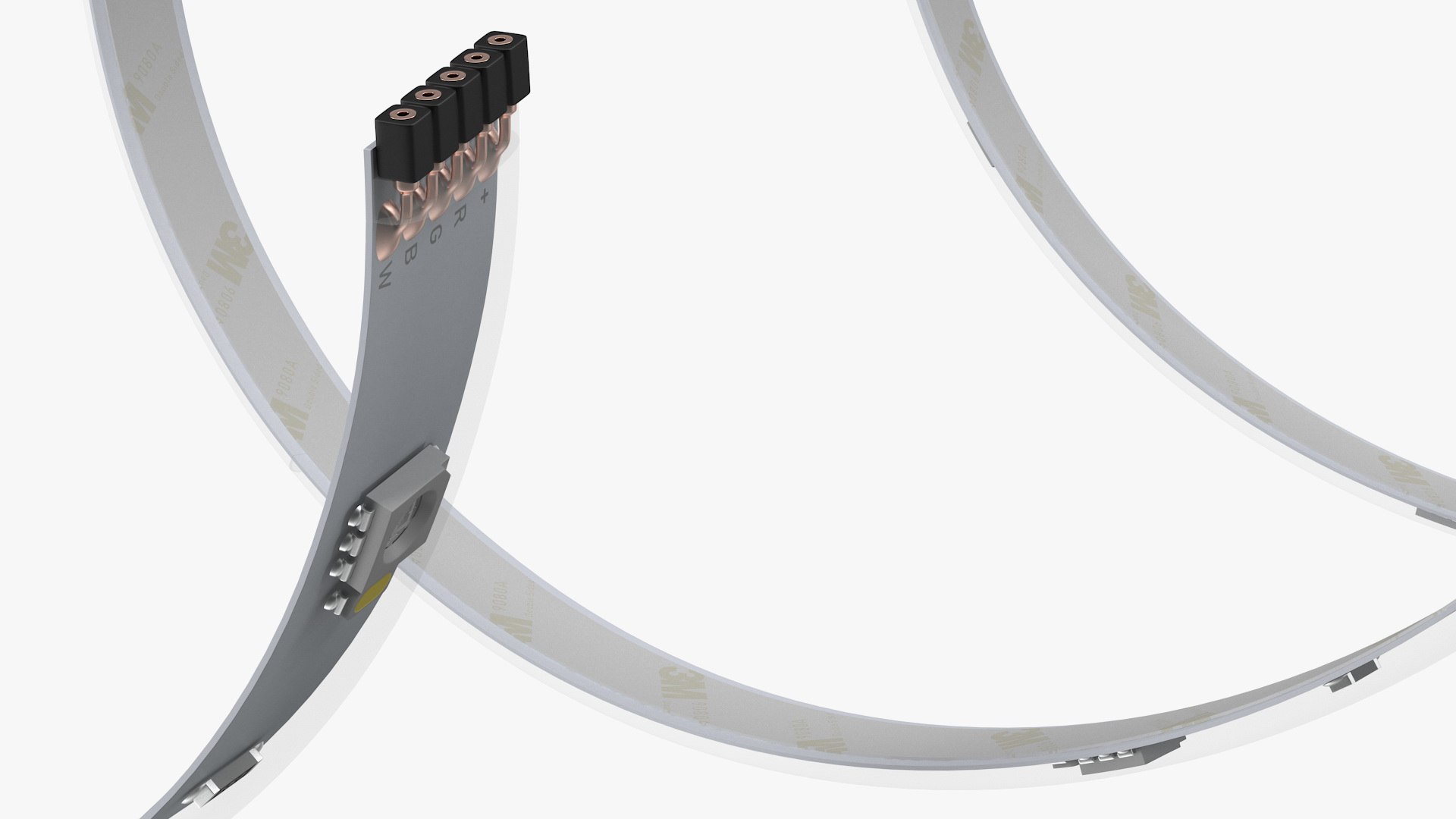 3D led strip light spiral - TurboSquid 1434521