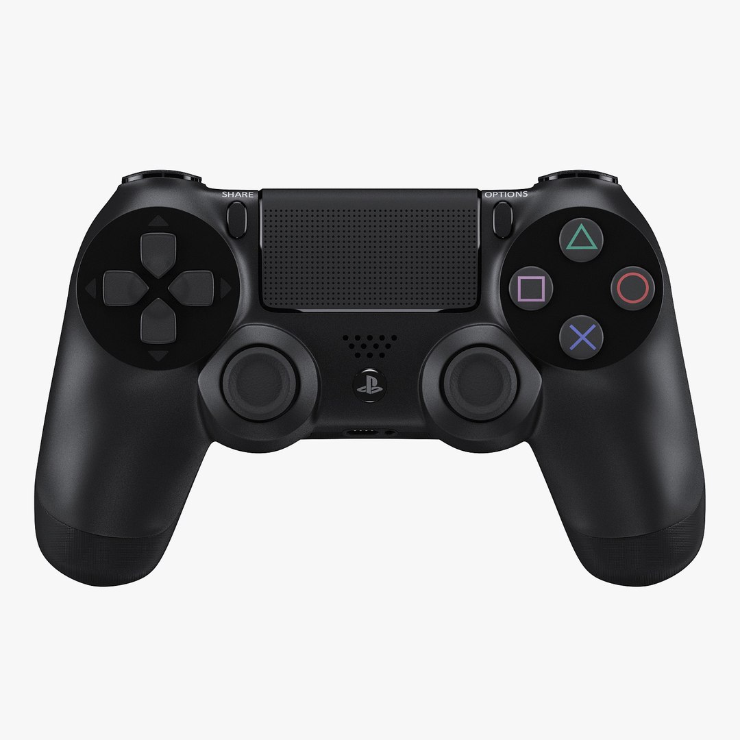 3d Sony Playstation 4 Controller Model