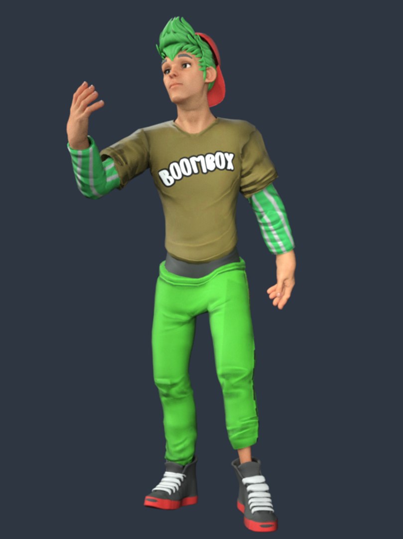 Cartoon Rigged Style Boy-Symon Character 3D Model 3D Model - TurboSquid ...