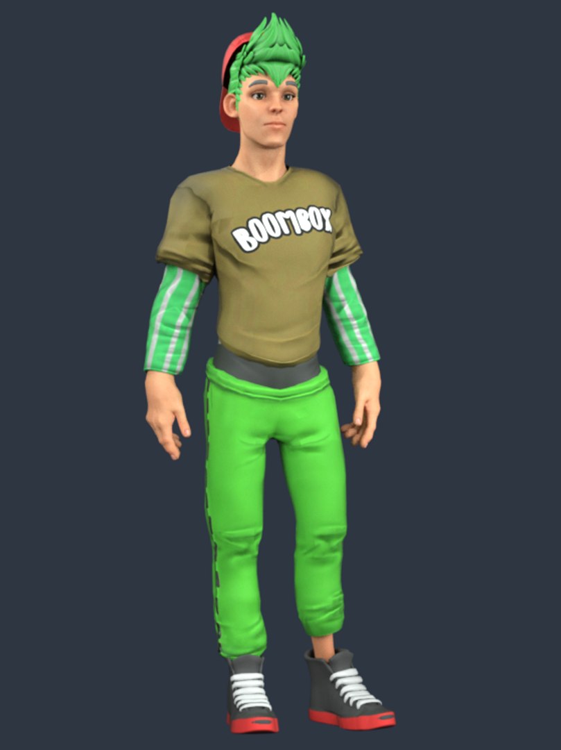 Cartoon Rigged Style Boy-Symon Character 3D Model 3D Model - TurboSquid ...