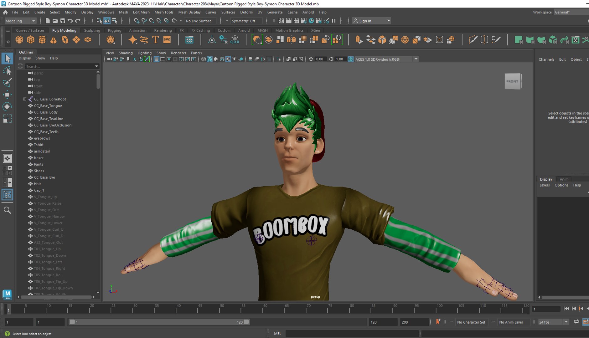 Cartoon Rigged Style Boy-Symon Character 3D Model 3D Model - TurboSquid ...