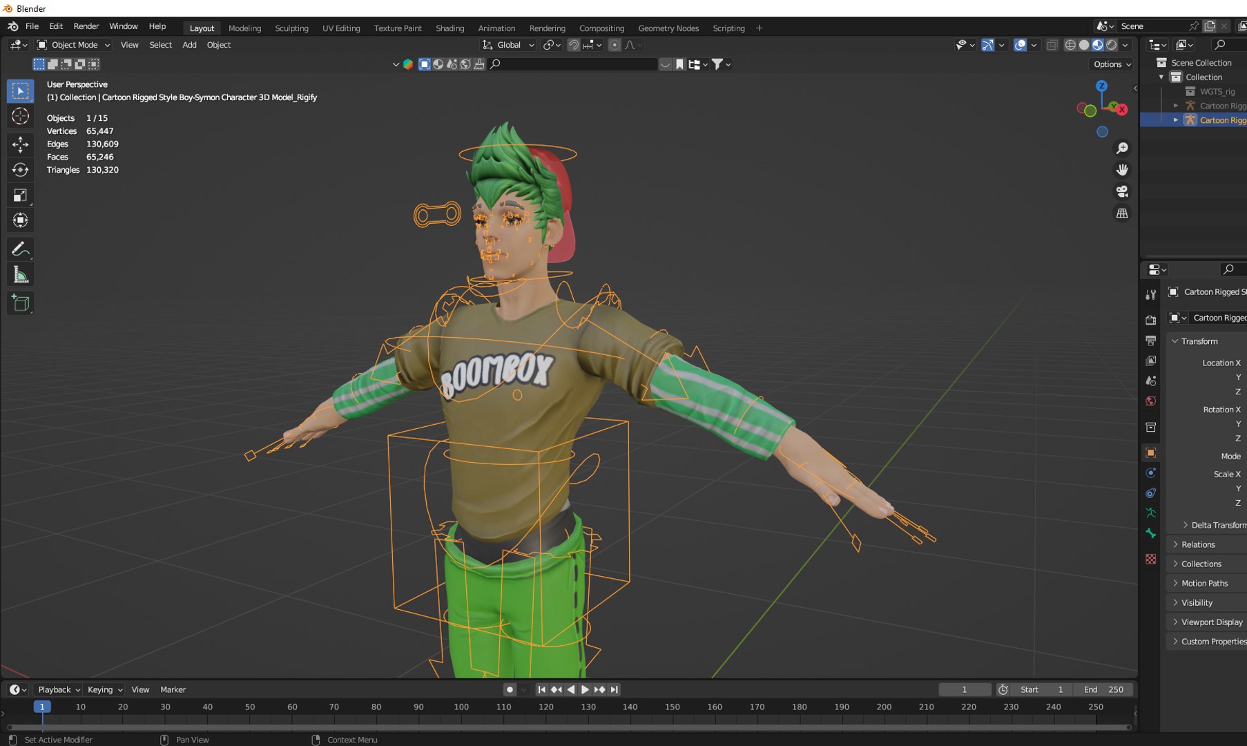 Cartoon Rigged Style Boy-Symon Character 3D Model 3D Model - TurboSquid ...
